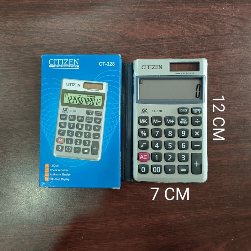 Jual Kalkulator CITIZEN CT - 328 ( 12 DIGIT ) | Shopee Indonesia