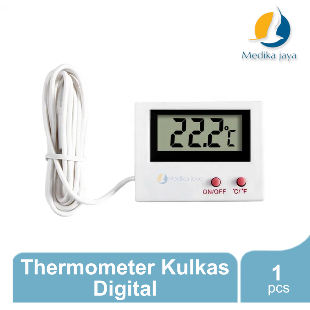 Jual Thermometer Kulkas Digital / Alat Ukur Suhu Kulkas / Termometer ...