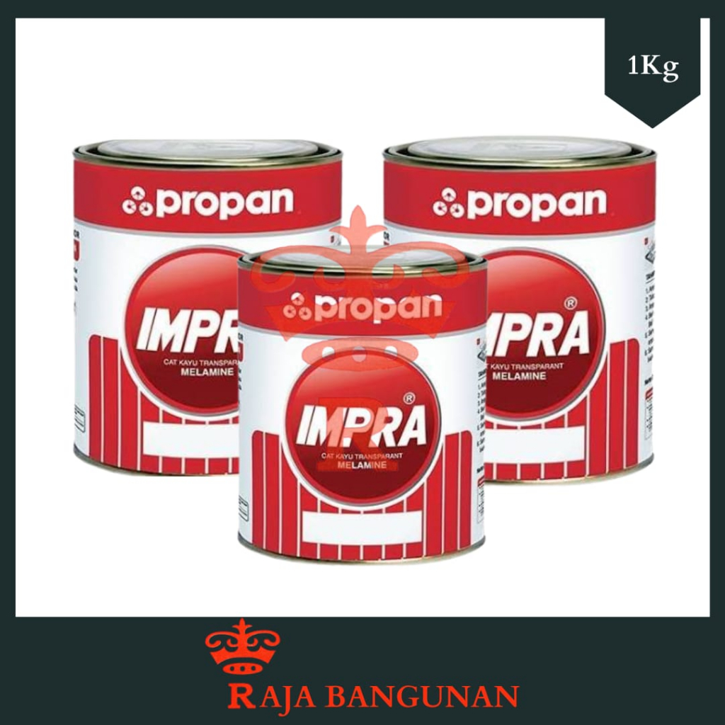 Jual Propan Impra Cat Kayu Transparan Melamine Mewah Anti Gores - 1Kg ...