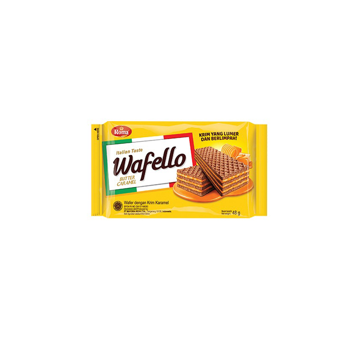 Jual Wafello Wafer Italia Caramel dan Gilus 30gr | Shopee Indonesia