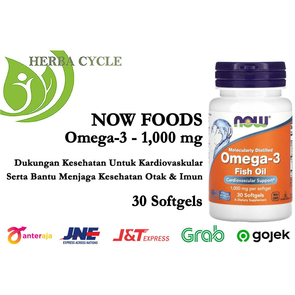 Jual Now Food Omega 3 Fish Oil 30 Softgels Jaga Kesehatan ...
