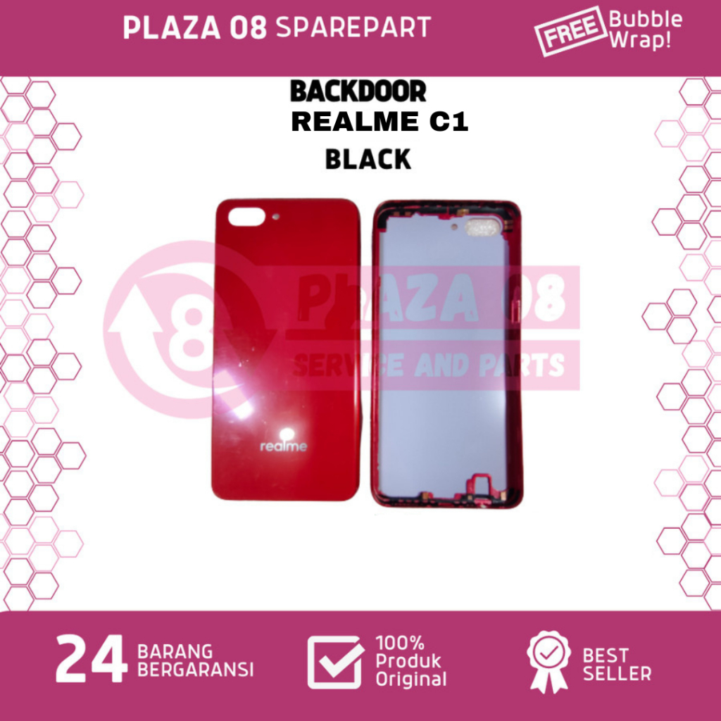 Jual BACKDOOR REALME C1 (RED) | Shopee Indonesia