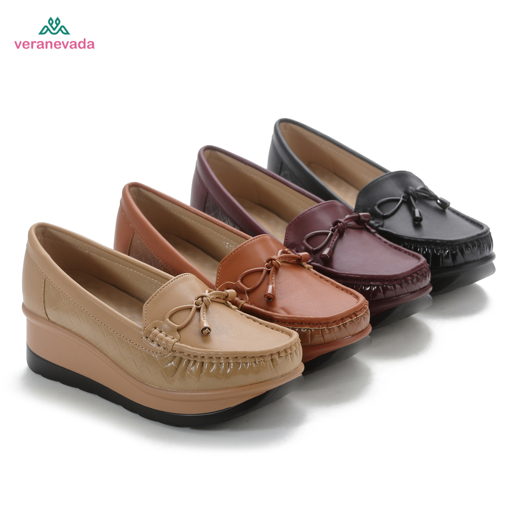 Jual Vera Nevada Sepatu Wedges Wanita Shoes VN1242 | Shopee Indonesia
