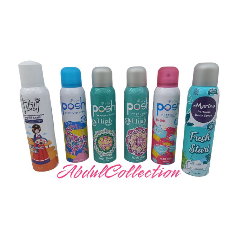 Jual POSH Body Spray Perfumed Parfum | Shopee Indonesia