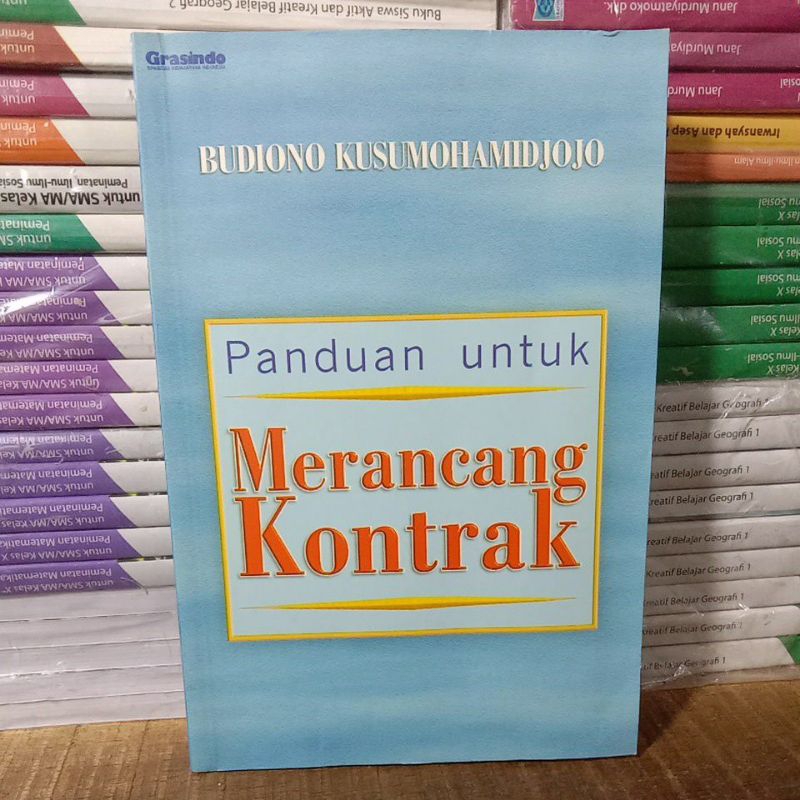 Jual Buku Original Panduan Untuk Merancang Kontrak Grasindo. | Shopee ...