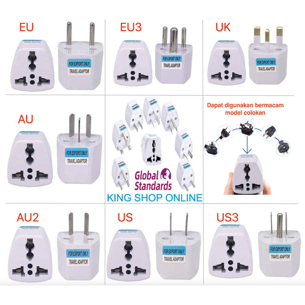 Jual Colokan Listrik Arab Saudi Malaysia Singapura Hongkong USA Japan ...