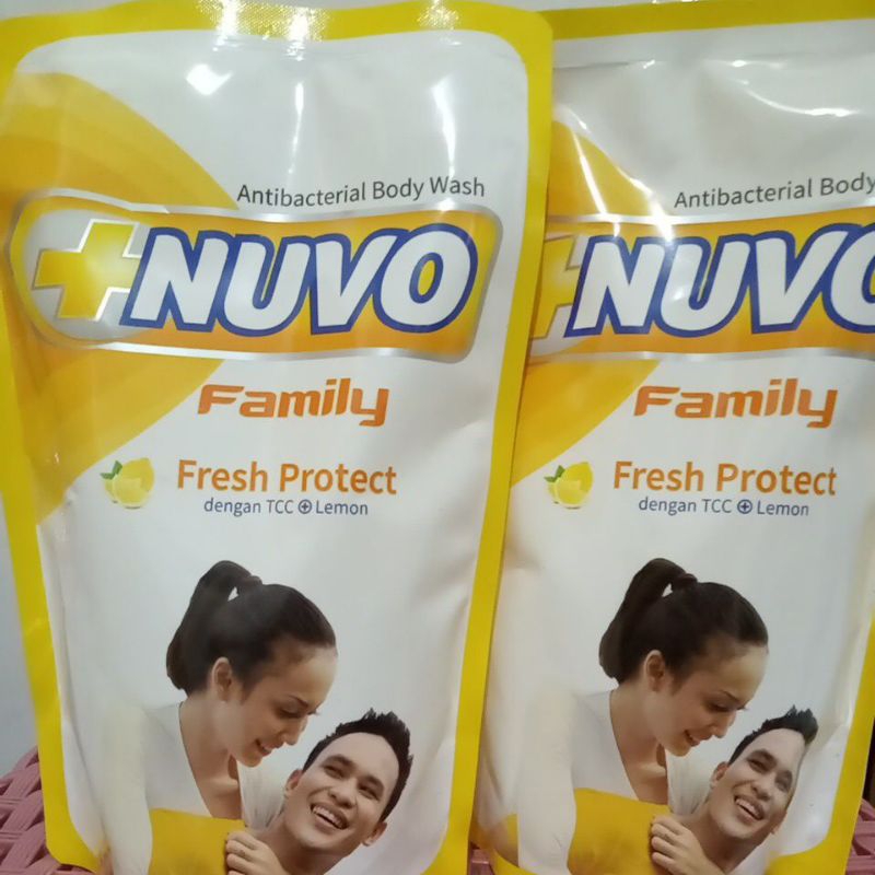 Jual Nuvo Fresh protect dengan Tcc Lemon 400 ml | Shopee Indonesia