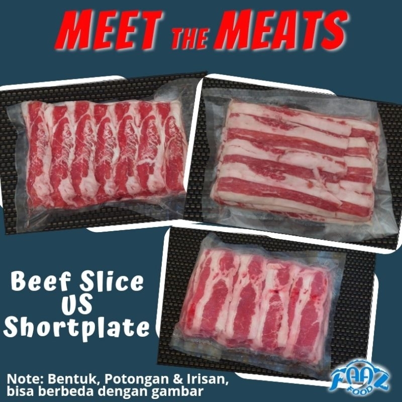 Jual Beef Slice ShortPlate USA (Daging Slice, Beef Grill, Daging Sapi ...