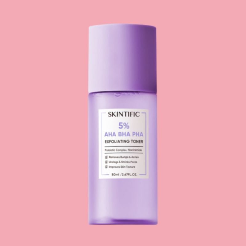 Jual [NEW] SKINTIFIC 5% AHA BHA PHA Exfoliating Toner Face Exfoliators 80 ml | Shopee Indonesia