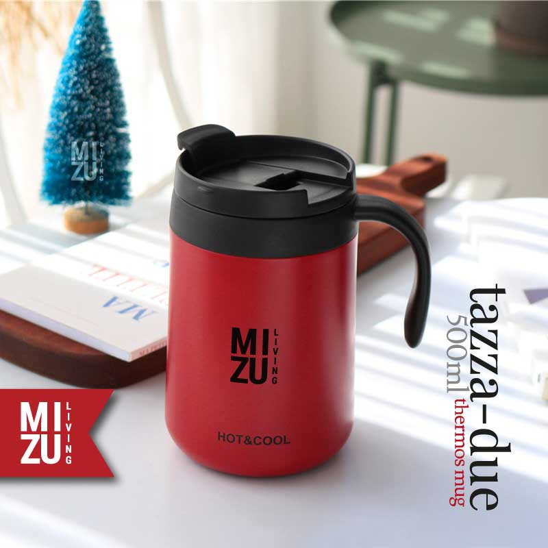 Jual MIZU TAZZA-DUE 500ml Thermos Mug Hot & Cold Drinks 304 Stainless ...