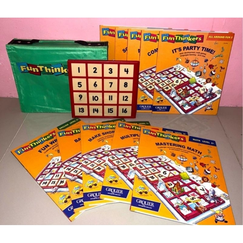 Jual Fun Thinkers Advance Grolier Buku Mainan Edukasi Anak Second ...