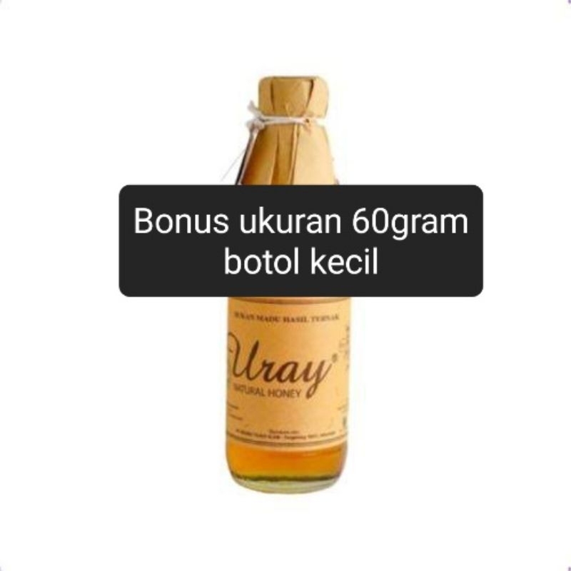 Jual Madu Uray - Raw Honey 450 gr( BONUS UKURAN BOTOL KECIL ) - Madu ...