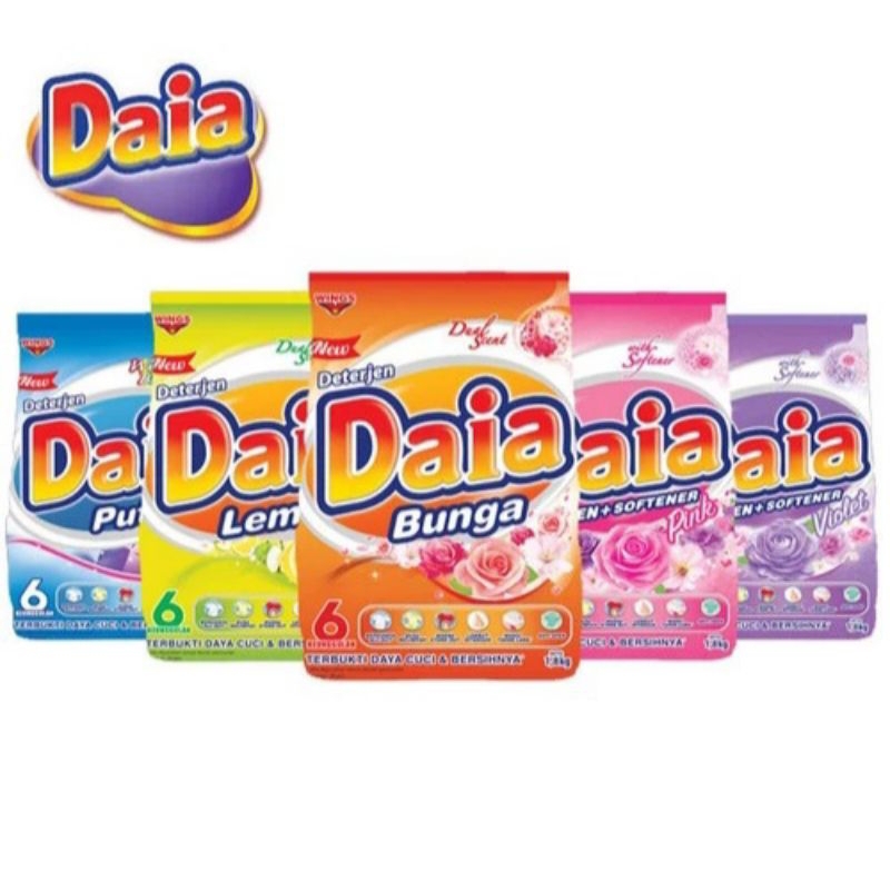 Jual Daia Detergen Powder 800gr (tanpa piring bening) | Shopee Indonesia
