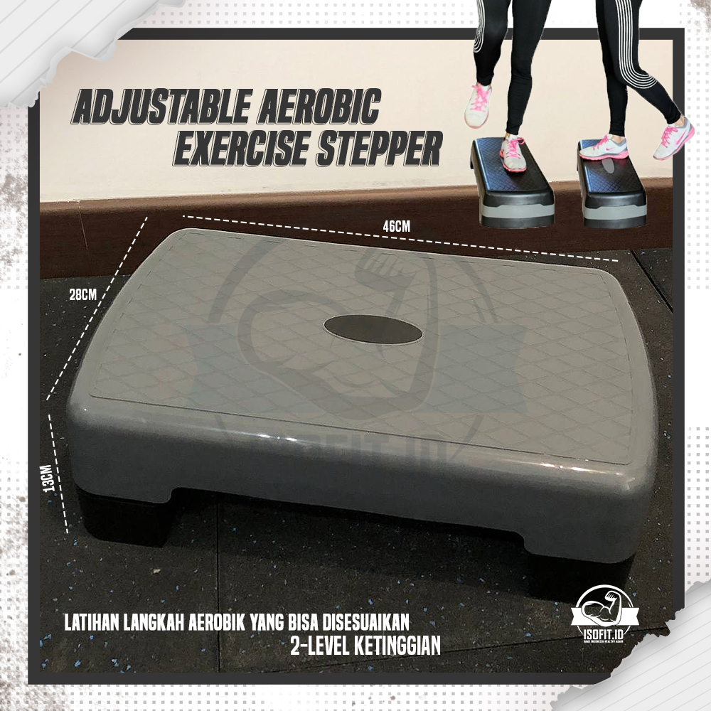 Jual Isofit.id Adjustable Aerobic Exercise Stepper / Papan Step Aerobik ...