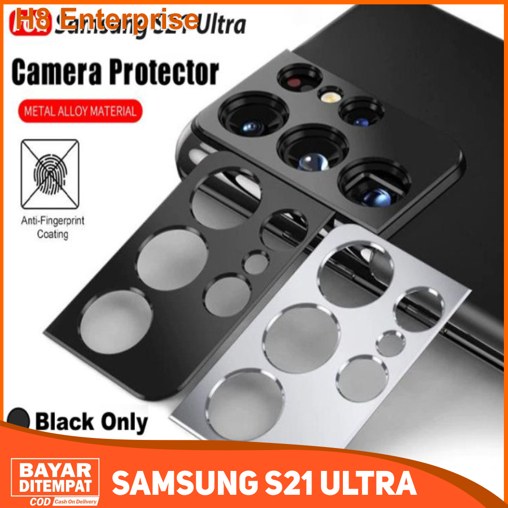 Jual Pelindung Kamera Frame Metal Samsung Galaxy S21 Ultra Tempered ...