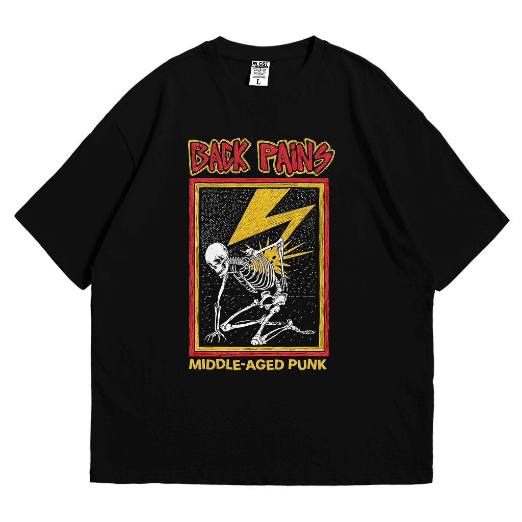 Jual Tshirt - Back Pains Punk | Kaos Band | BAJU MUSIK METAL ROCK ...