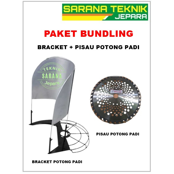 Jual Tebeng panen padi + pisau potong rumput & padi, bahan besi ...