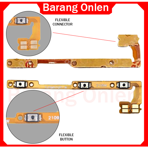 Jual Xiaomi Redmi Note 10 Pro Flexible Tombol Power On/Off Volume | Shopee Indonesia