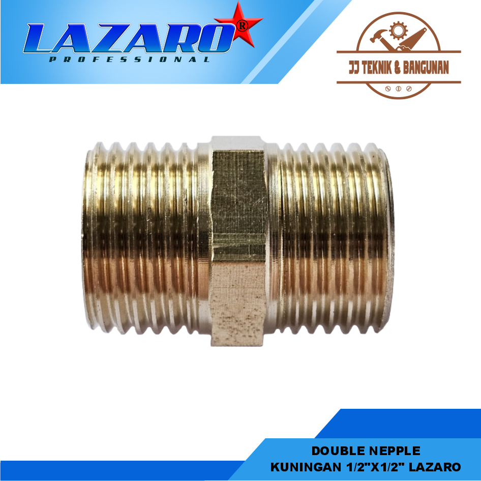 Jual Sparepart Kompresor Double Nepple Kuningan 1/2"x1/2" Lazaro ...