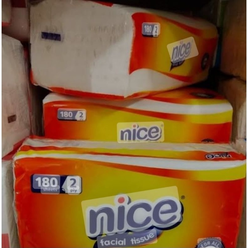 Jual TISSUE NICE 180 sheet 2ply (harga untuk 1pck) | Shopee Indonesia