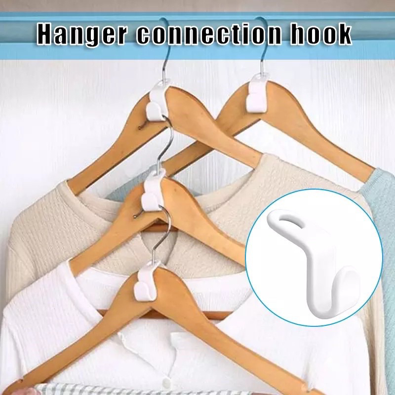Jual Gantungan Baju Pakaian Hook Pengait Sambungan Hanger Kait Plastik ...