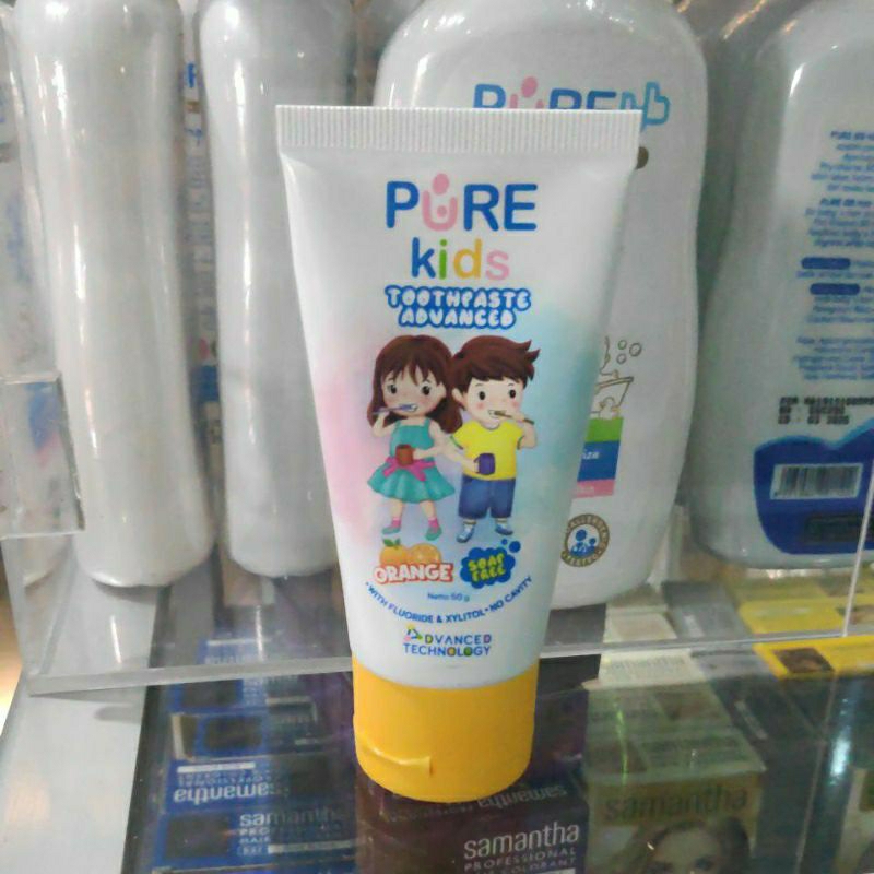 Jual Pasta Gigi Anak Pure Kids Odol Toothpaste Advanced Strawberry ...