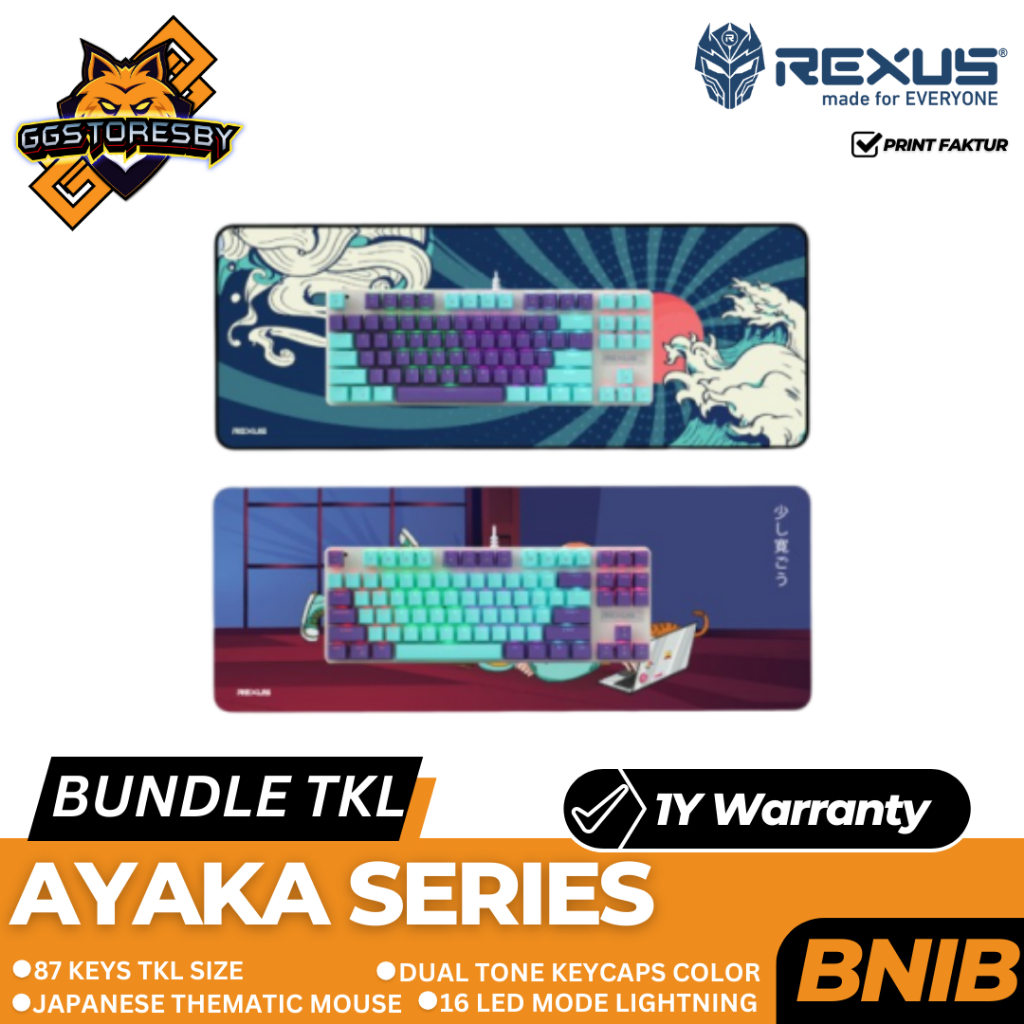 Jual Rexus Ayaka Series Tkl Keyboard Mousepad | Shopee Indonesia