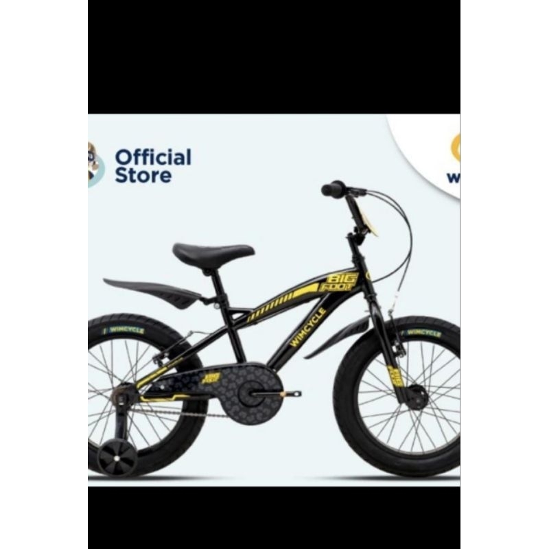 Jual Sepeda BMX Wimcycle BigFoot 18 inch | Shopee Indonesia