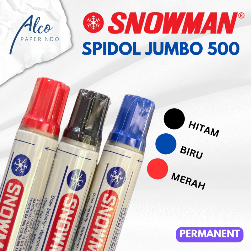 Jual Spidol Snowman Jumbo 500 | Shopee Indonesia