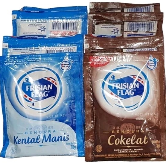 Jual Frisian Flag SKM Bendera sachet renceng @38ml | Shopee Indonesia