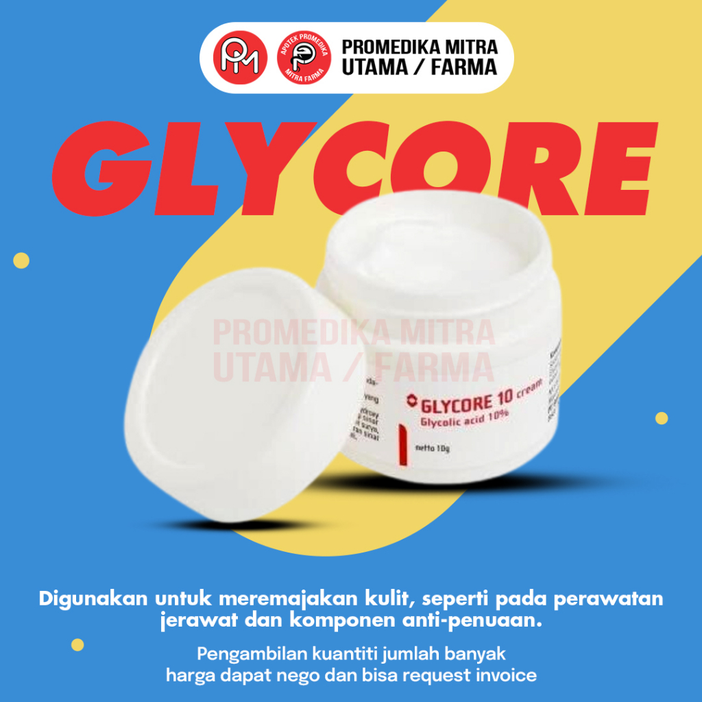 Jual Glycore 8 & 10 Cream Glycolic Acid 8% & 10 %/ Krim Penghilang ...