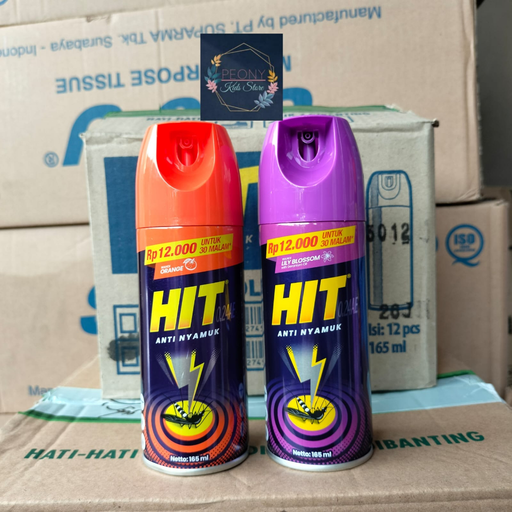 Jual HIT AEROSOL ANTI NYAMUK 150ML/obat nyamuk semprot 150 ml/obat ...