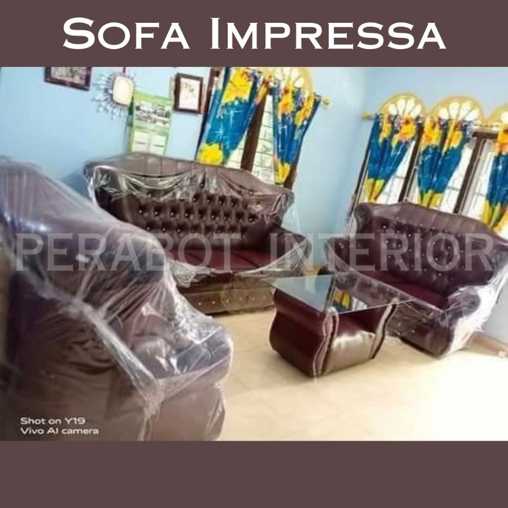 Jual Sofa Impressa - 1 Set Sofa 321 + Meja Busa Tebal dan Kain Kualitas ...
