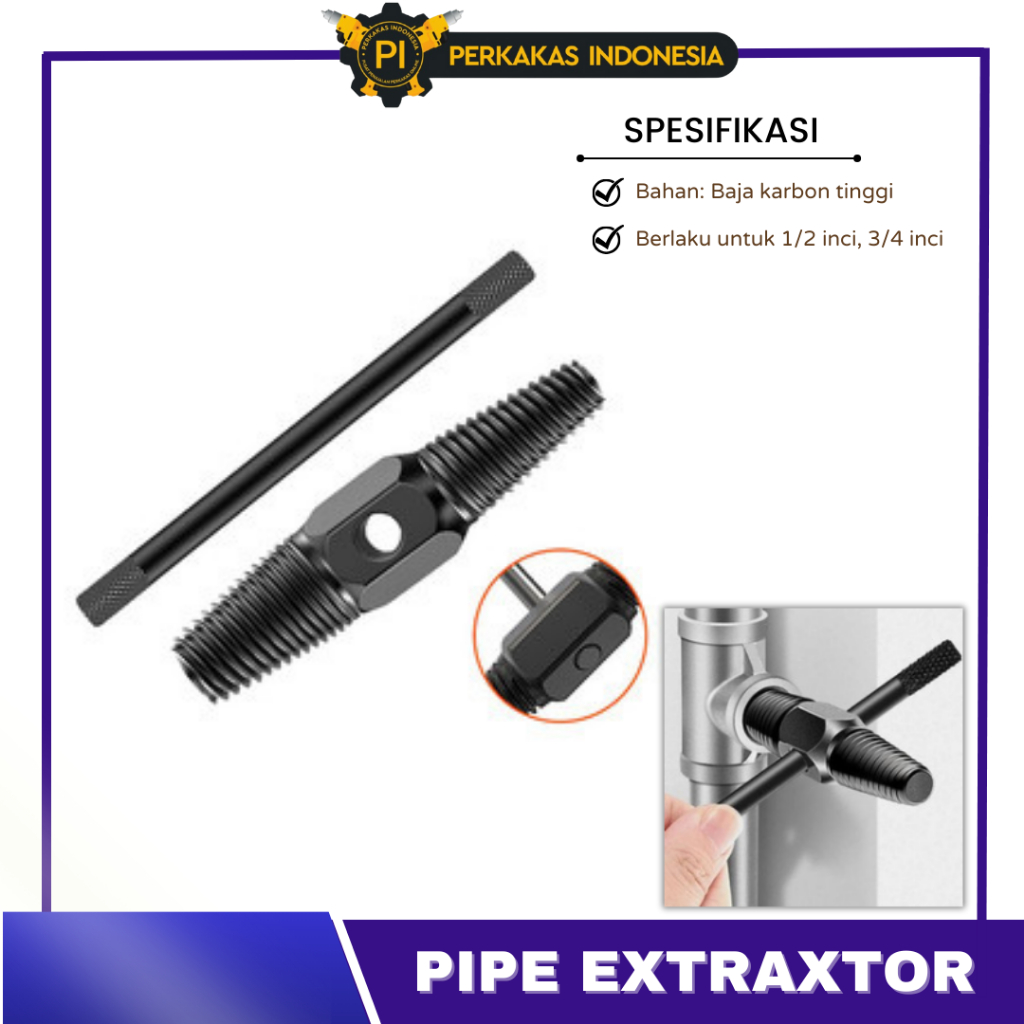 Jual Pipe Extractor Pembuka Kran Pipa Tembok Dinding Patah Rusak Dol ...