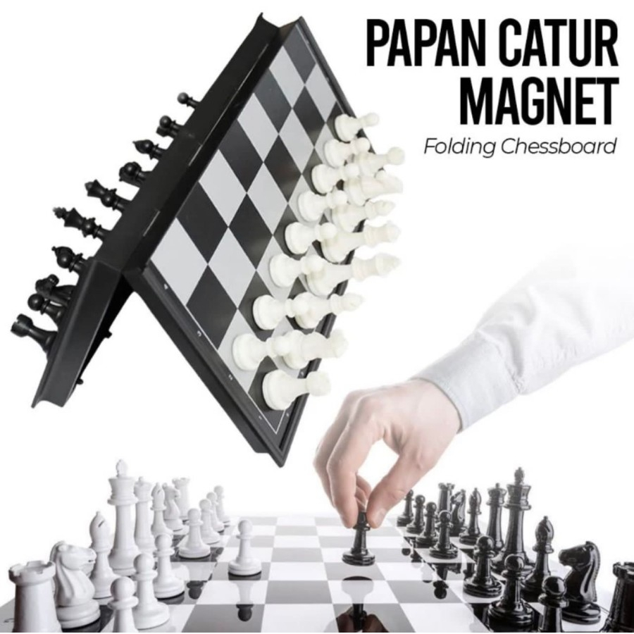 Jual Papan Catur Magnet Chess Magnetic Board Game 25x25 Cm Chess ...