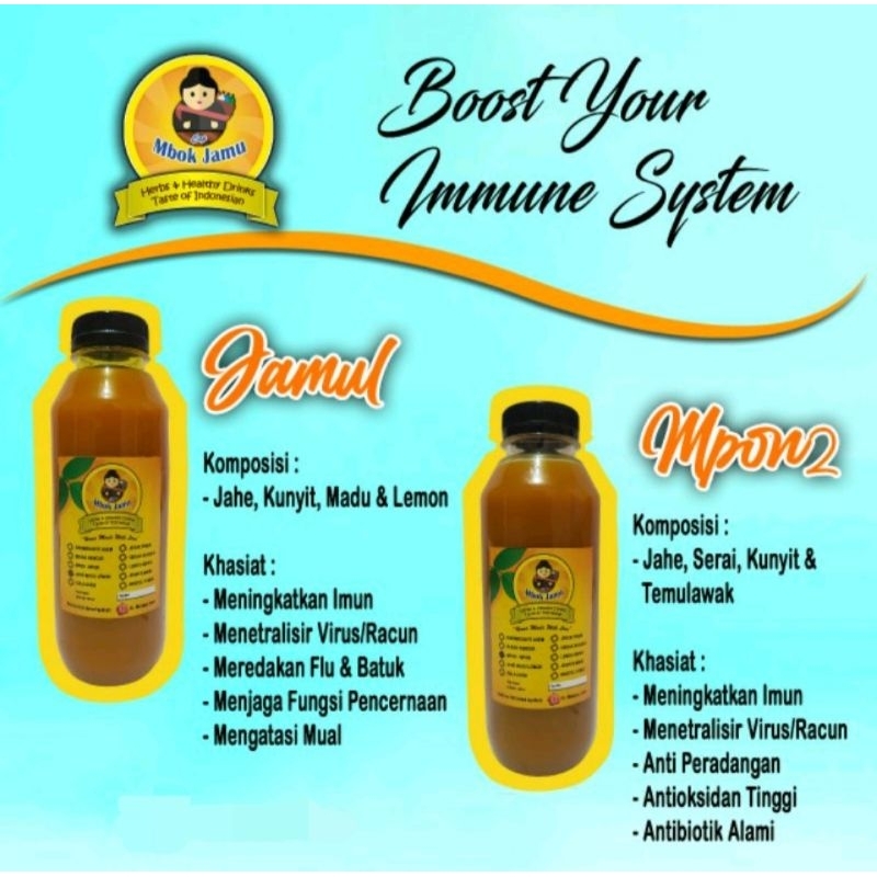 Jual Immune Booster/Jamu Mpon Mpon/Jahe Madu Lemon | Shopee Indonesia