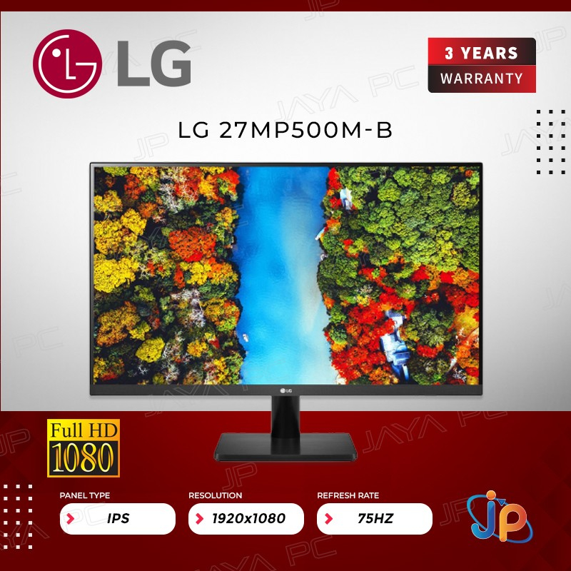 Jual Monitor LG LED IPS 27MP500/ 27MP500M-B - Full HD 27" Inch | Shopee ...