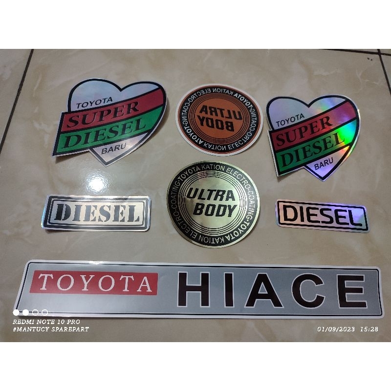 Jual SETIKER STICKER STIKER PASS BODY TOYOTA HIACE JADUL 1978-1985 ...