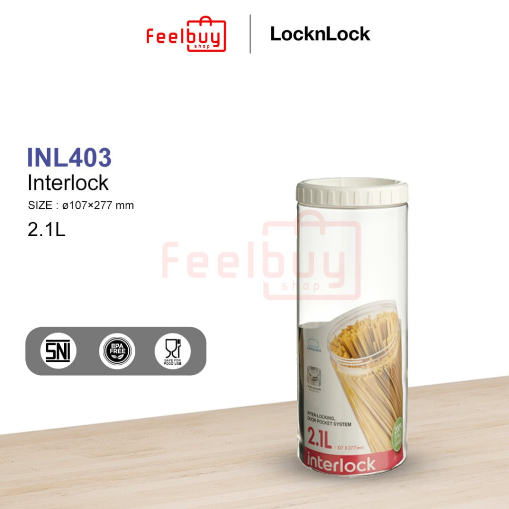 Jual LocknLock INL403 Interlock 2.1 L | Shopee Indonesia