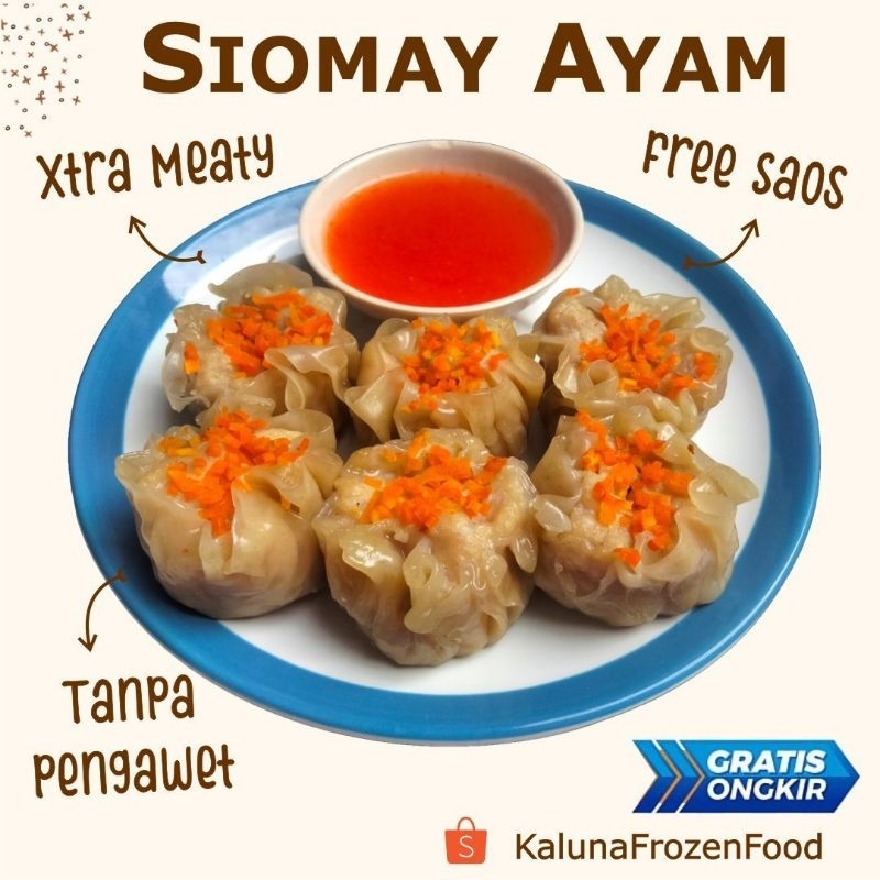 Jual Frozen Siomay Dimsum Ayam 12 pcs | Shopee Indonesia