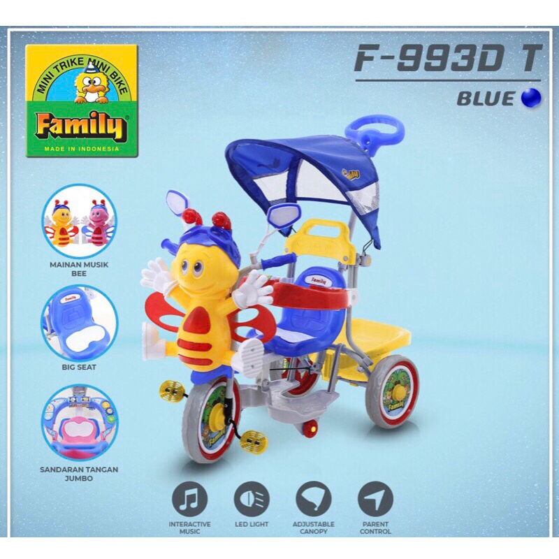 Jual Sepeda Roda Tiga Family Anak Balita | Shopee Indonesia
