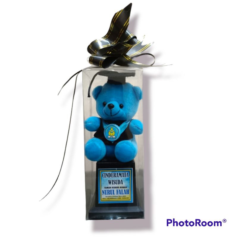 Jual Kado Boneka Piala Wisuda Teddy Bear Bisa Custom | Shopee Indonesia