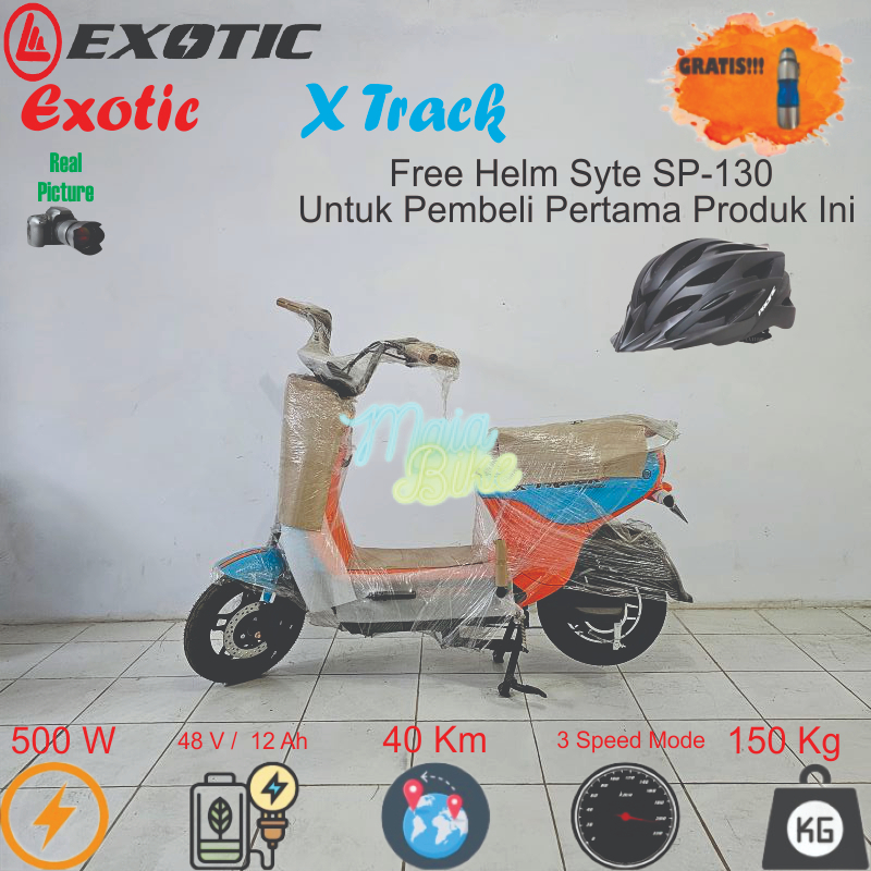 Jual Sepeda Listrik Exotic X Track | Shopee Indonesia