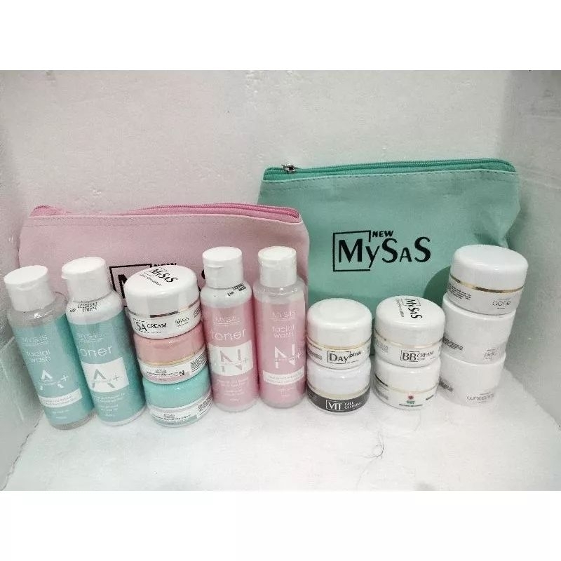 Jual MYSAS ECER MALAM WHITENING APOTEK FLEK ACNE NIGHT TONER N TONER A ...