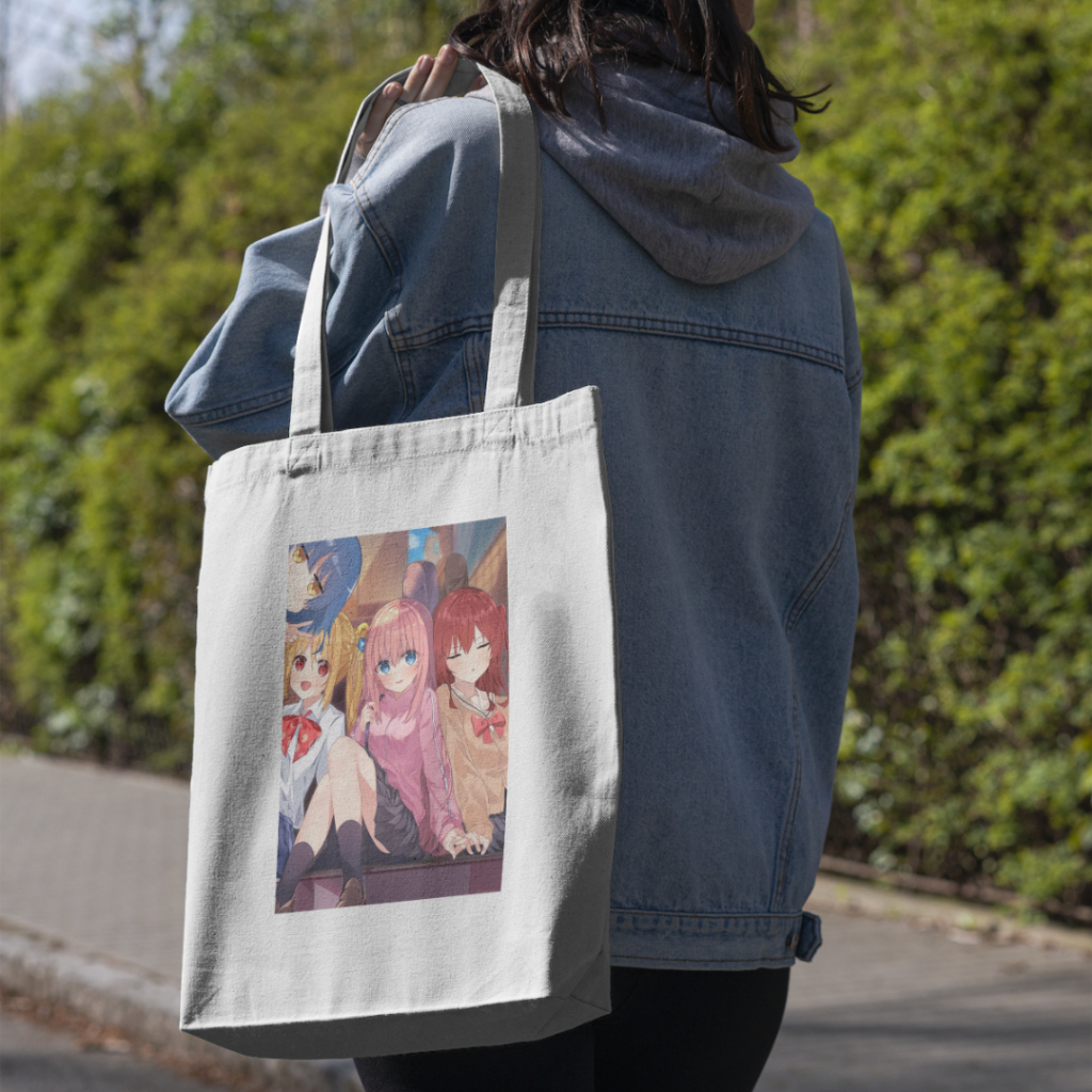 Jual TOTEBAG CANVAS / Totebag Anime bocchi the rock / tote bag bocchi ...