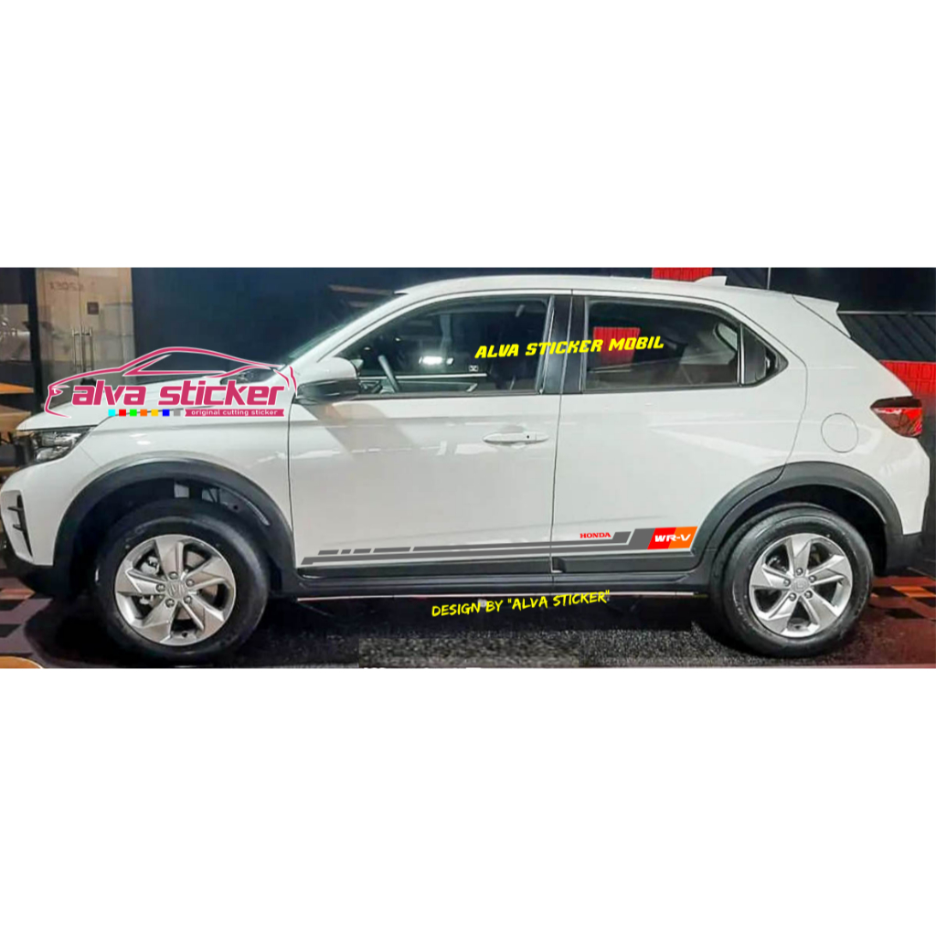 Jual sticker wrv stiker wrv list stripe body mobil honda wr-v stiker ...