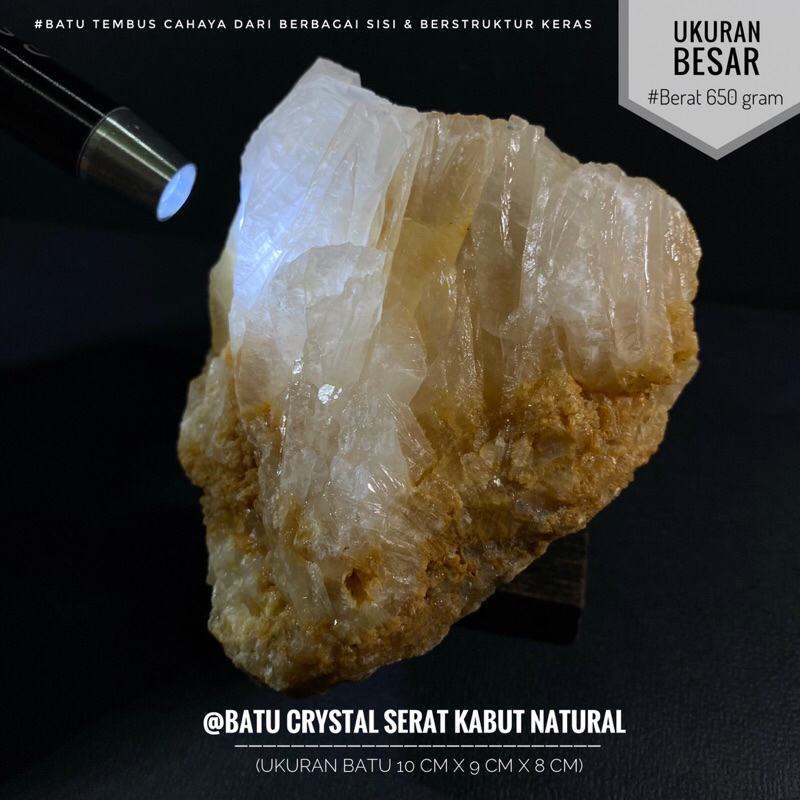 Jual Bongkahan Batu Crystal Natural L32 atau Batu Kristal Alam atau ...