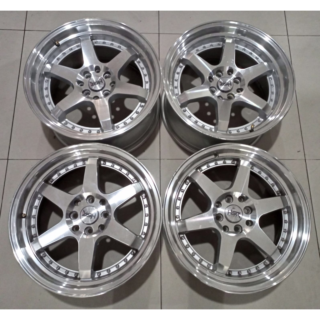 Jual VELG RACING MURAH BORGO HSR R17 UNTUK JAZZ VIOS SWIFT MOBILIO ...