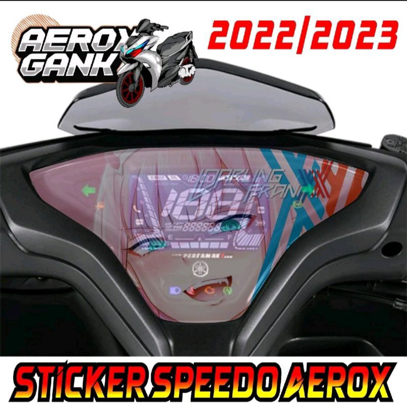 Jual Stiker speedometer Aerox New 2022/2023 ANIME | Shopee Indonesia