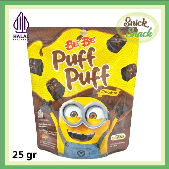 Jual Be Be Puff Puff Corn Chocolate Snack 25 gr Pouch Snack Puf Coklat ...